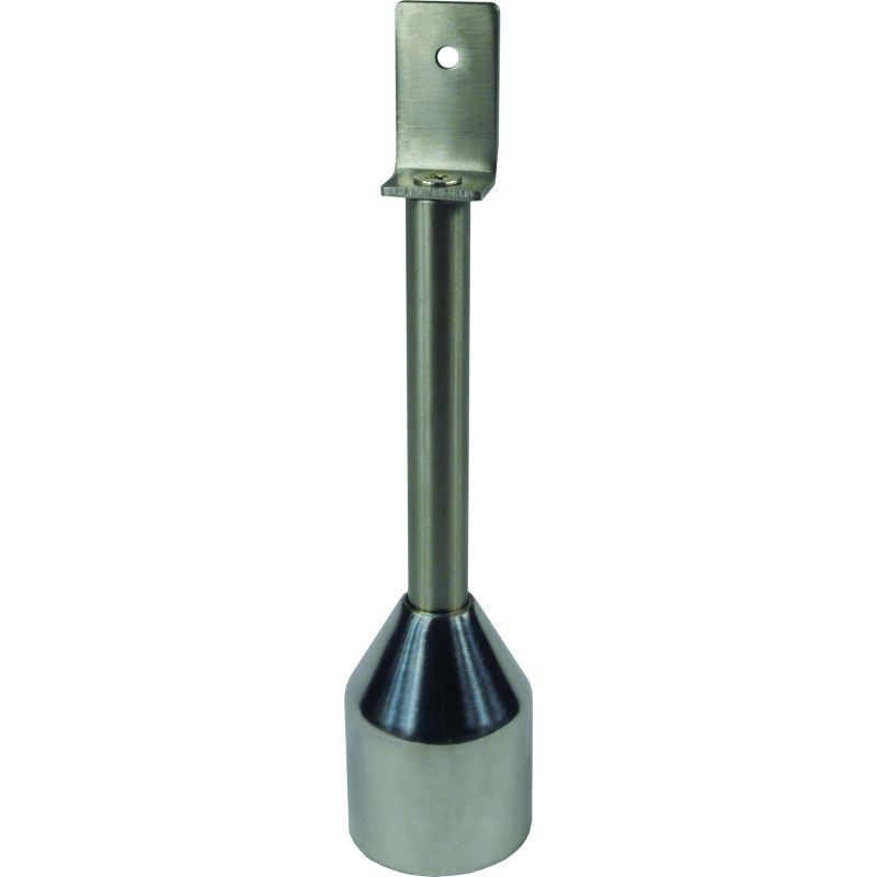 Metlam toilet partition leg, adjustable, 200mm, angle, stainless steel ...