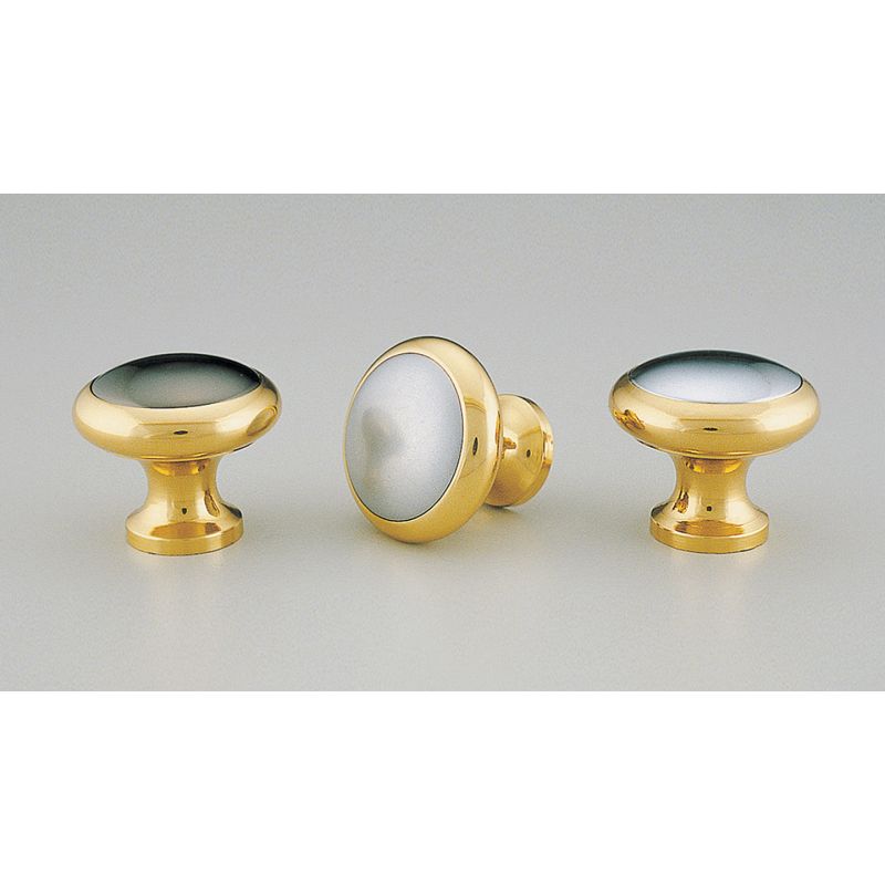 Two Tone 30mm Satin Chrome Base Polished Chrome Top