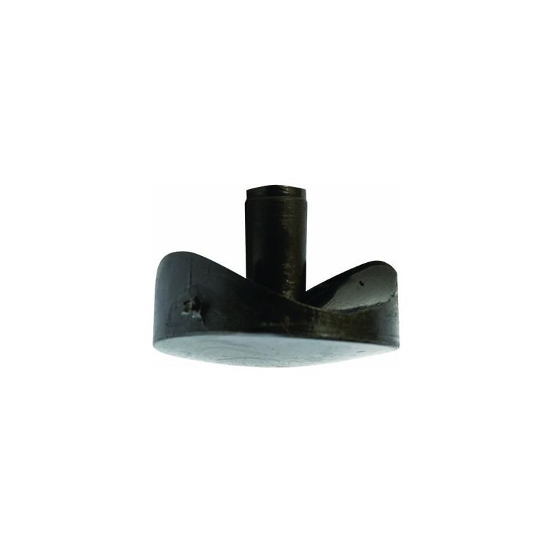 Stem Bumper. Coved. Nylon. 1 Round Tube. Black