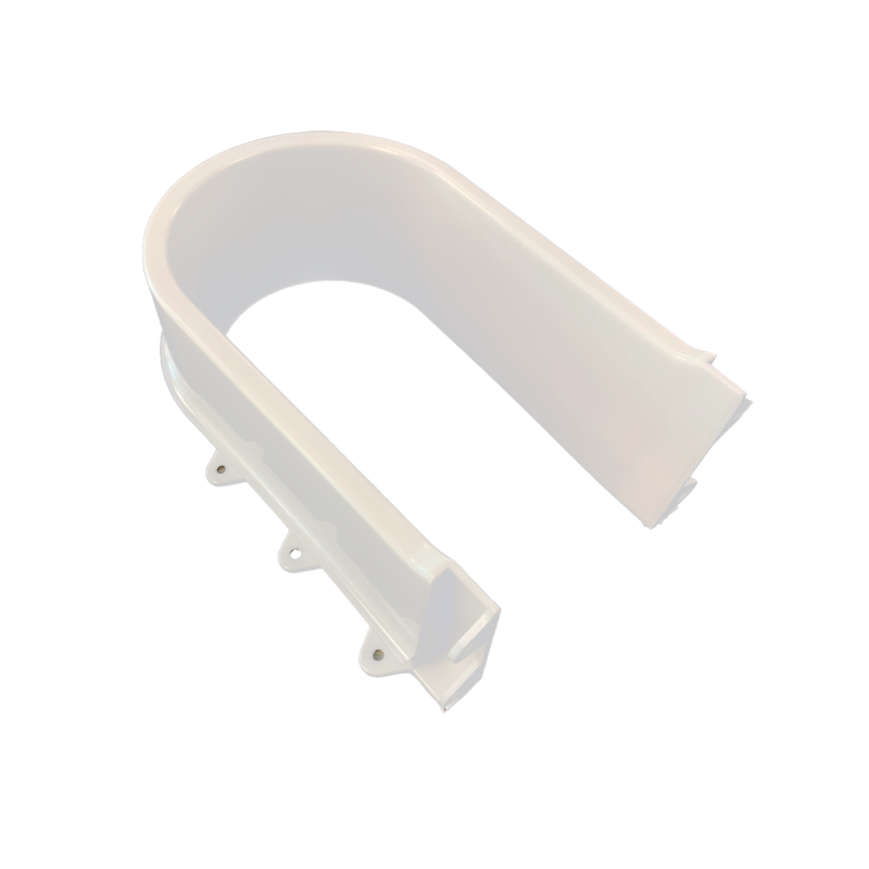 U-shape under sink drawer accessory Plastic 85H x 240L x 135W White
